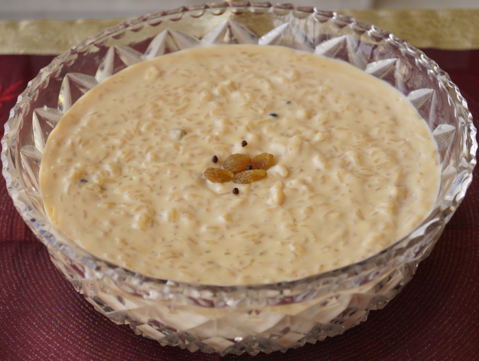 Rice Pudding with Date Palm Jaggery (Nolen Gur’er Payesh) | Not-So ...