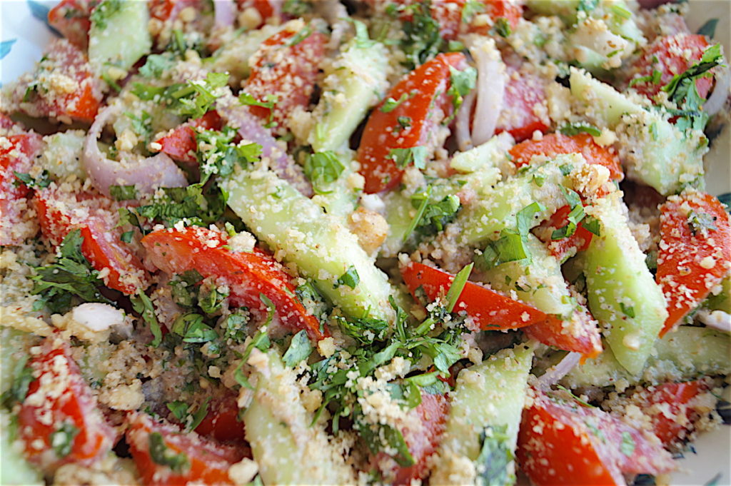 Georgian Style Salad with Walnut Dressing | Not-So-Serious Eats - Food ...